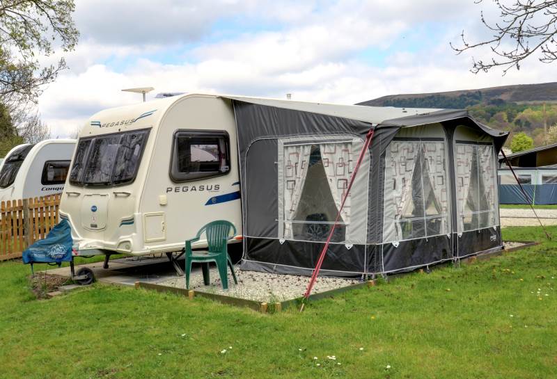 Laneside Caravan Park, Derbyshire, England