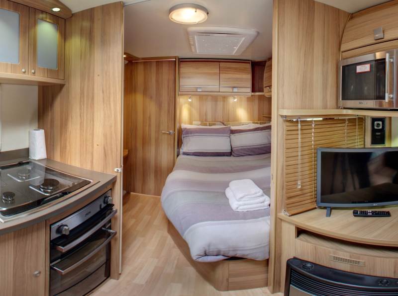 Laneside Caravan Park, Derbyshire, England